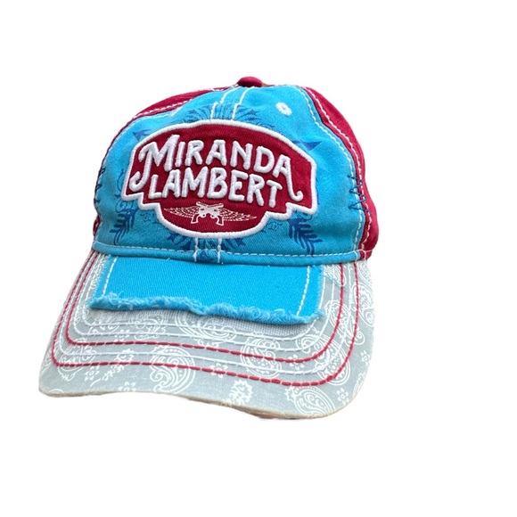 Miranda Lambert | Accessories | Miranda Lambert Hat Blue Red Strapback ...